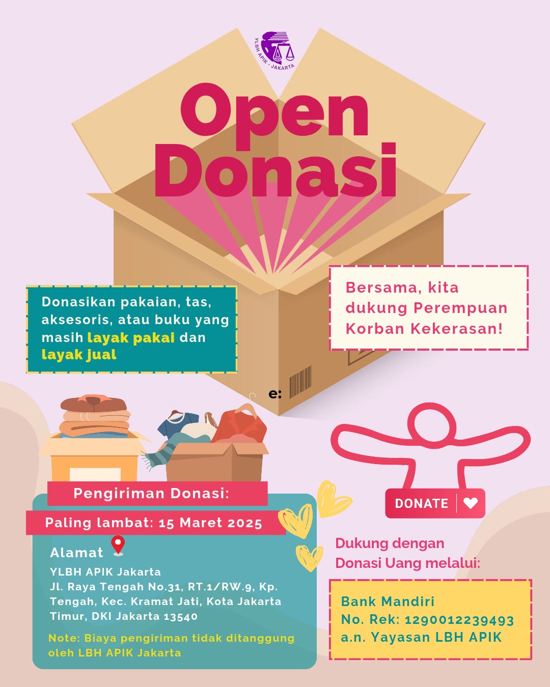 Open Donasi: Bersama, Kita Dukung Korban Kekerasan!